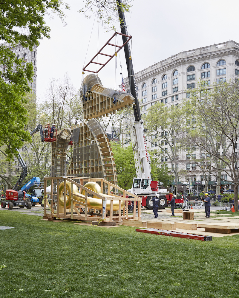 Martin Puryear’s Big Bling at the Madison Square Park, New York ...