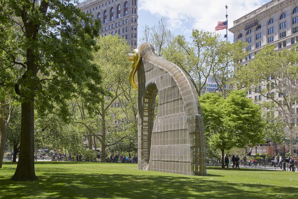 Martin Puryear’s Big Bling at the Madison Square Park, New York ...